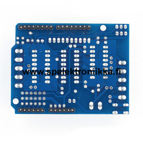 Arduino shield 4ch motor shield L293D piirillä | SP-Elektroniikka Oy