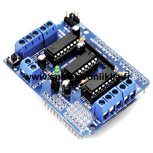 Arduino UNO shield 4ch L293D motor shield | SP-Elektroniikka