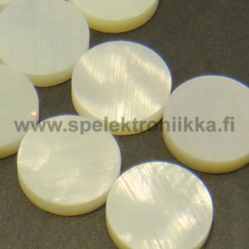 Otelautamerkki WHITE MOP 2mm inlay dot pearl dots simpukka aito | SP ...