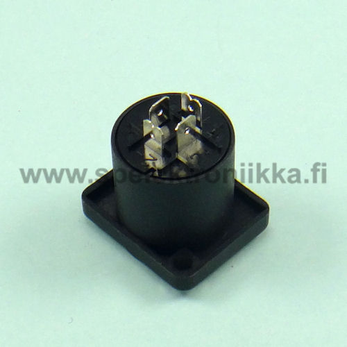 PA runkoliitin suorakaide lukkituva PA4S speakon tyylinen tukeva liitin ...