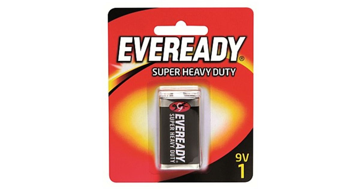 9V paristo LR22 6F22 R22 sinkki hiili | SP-Elektroniikka