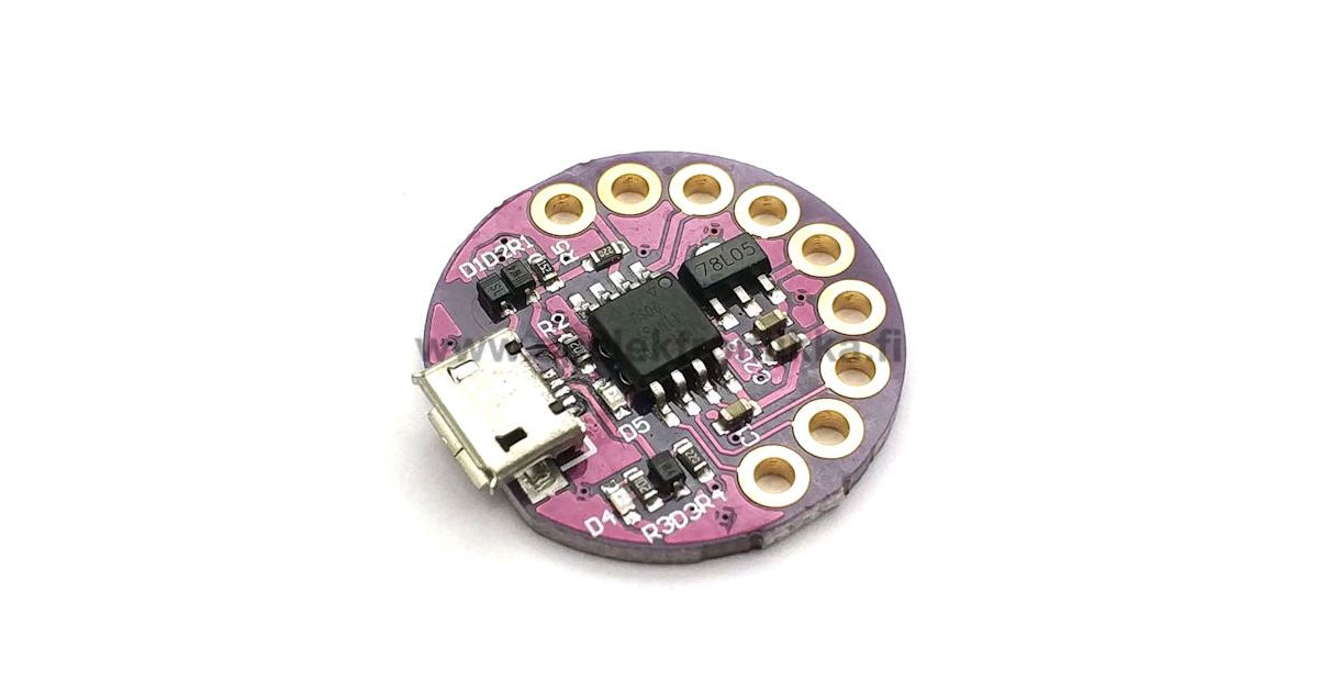 Cjmcu Attiny85 Lilytiny Lilypad Micro Usb Wearable Projects E Tekstiili Sp Elektroniikka