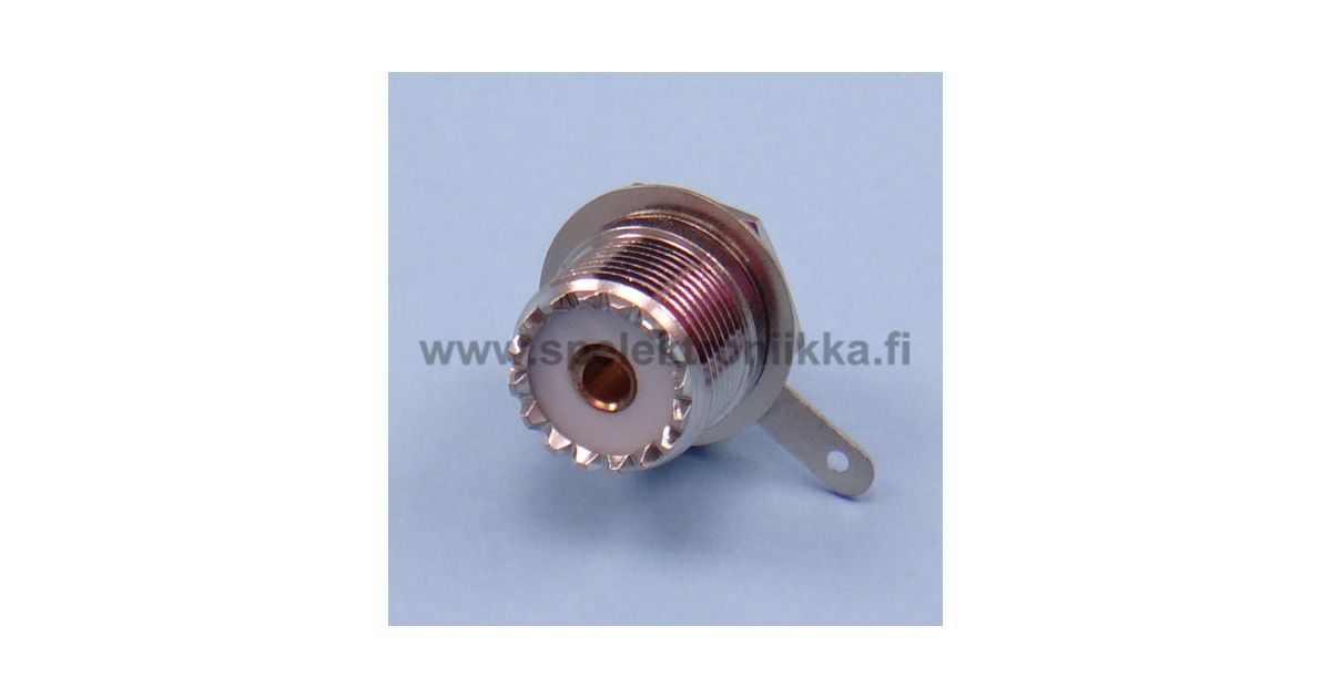 UHF naaras runkoliitin UHF runko mutterikiinnitys | SP-Elektroniikka